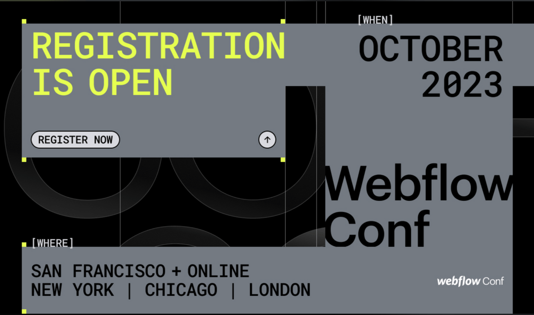 Introducing Webflow Conf | Webflow Blog
